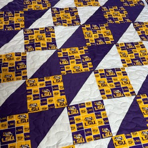 LSU Tigers Quilt - Etsy