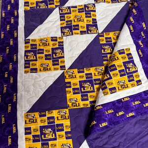 LSU Tigers Quilt - Etsy
