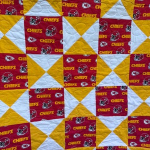 Kansas City Chiefs Quilt - Etsy