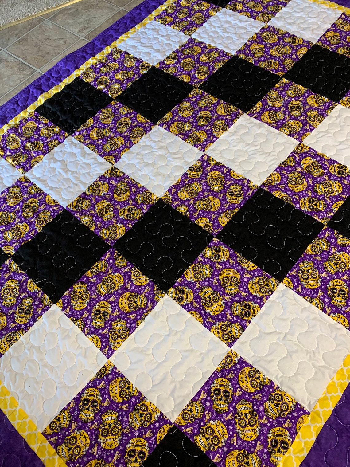 LSU Tigers Quilt | Etsy
