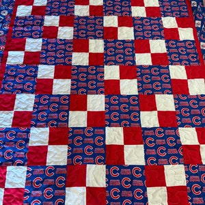 Chicago Cubs Quilt - Etsy