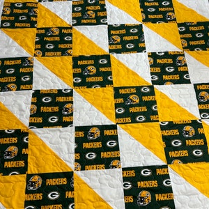 Green Bay Packers Quilt - Etsy