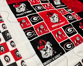 University of Georgia Bulldogs Quilt - Etsy