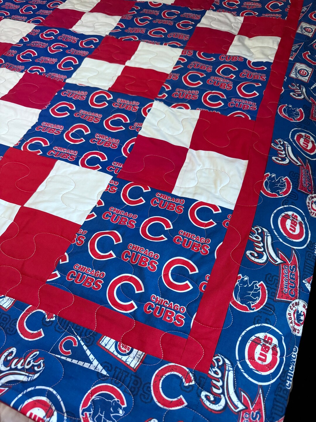 Chicago Cubs Quilt - Etsy