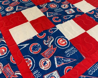 Chicago Cubs Quilt | Etsy