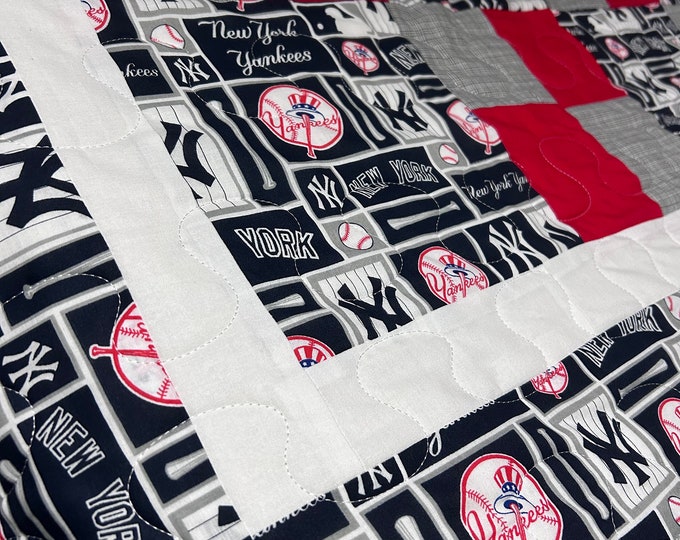 New York Yankees Quilt - Etsy