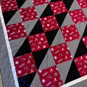 University of Alabama Quilt - Etsy