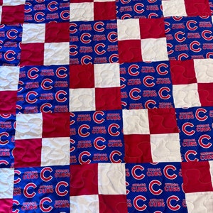 Chicago Cubs Quilt - Etsy