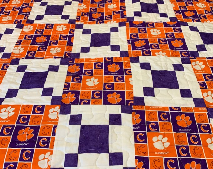 Clemson University Quilt - Etsy