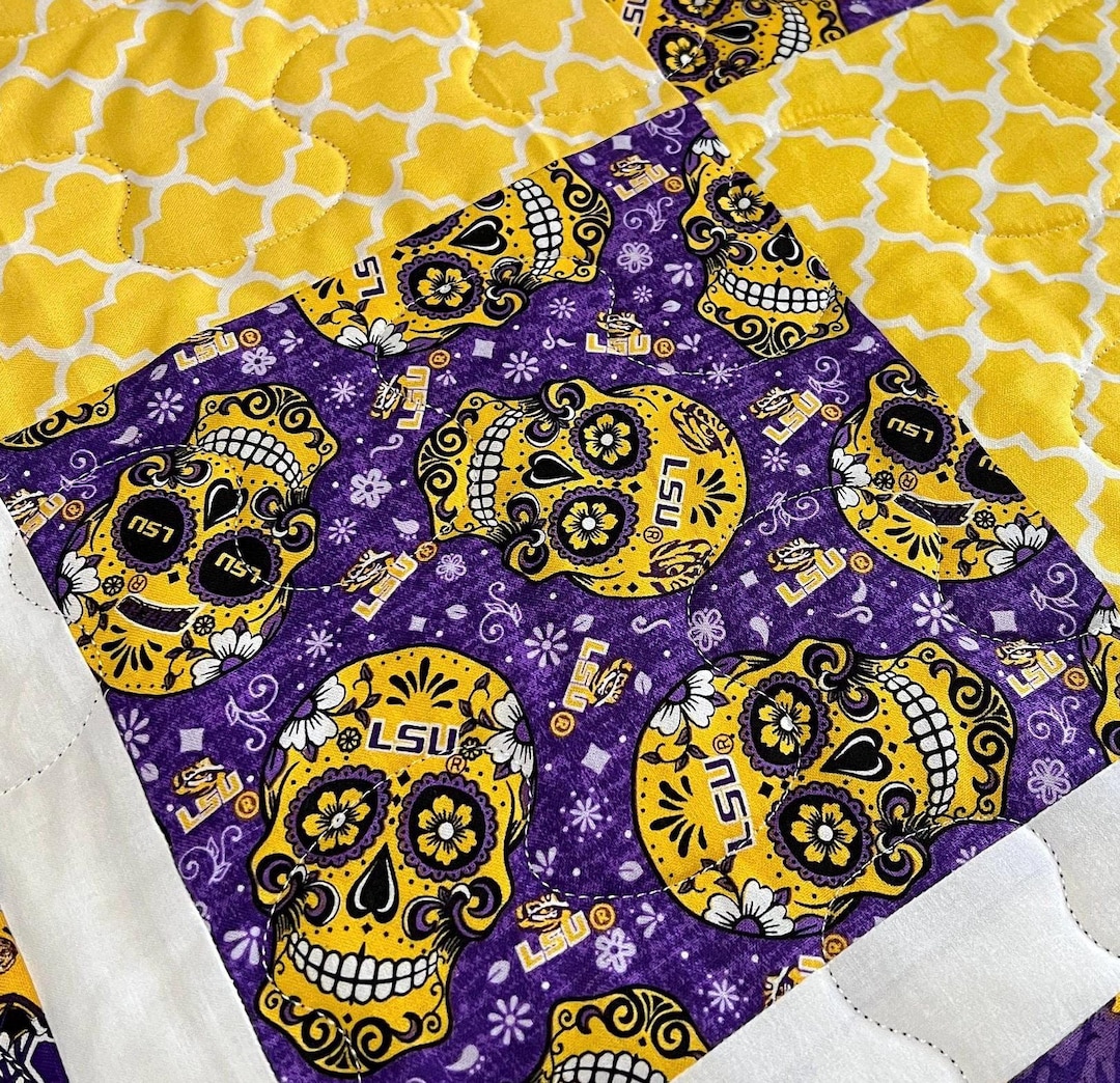 Handmade LSU Tigers Quilt – Dorm Decor, Graduation Gift - Etsy