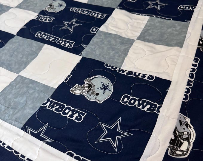Dallas Cowboys Quilt - Etsy