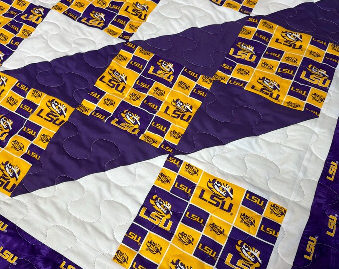 LSU Tigers Quilt - Etsy