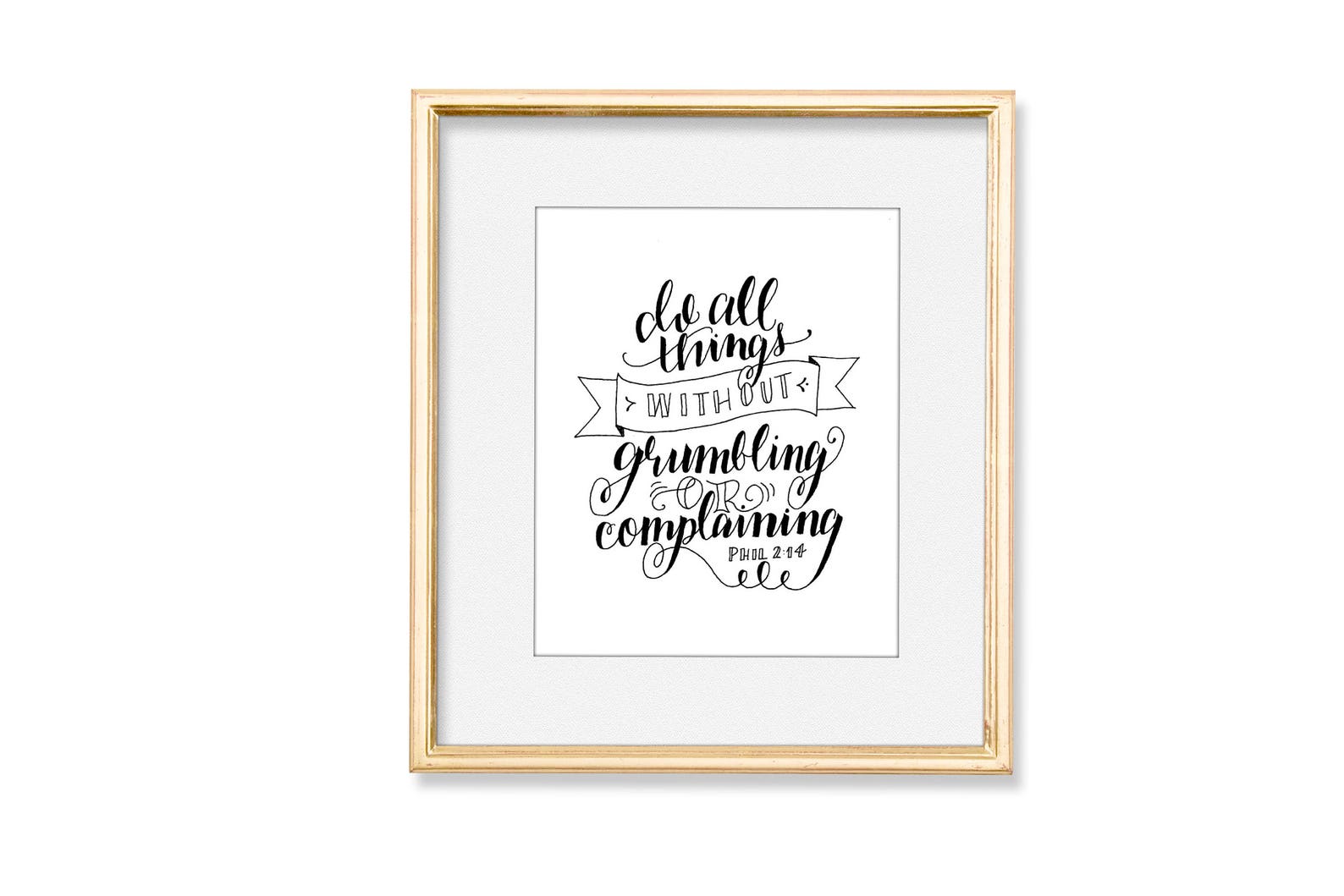 Printable Philippians 2:14 // Scripture Art Print Bible Verse - Etsy