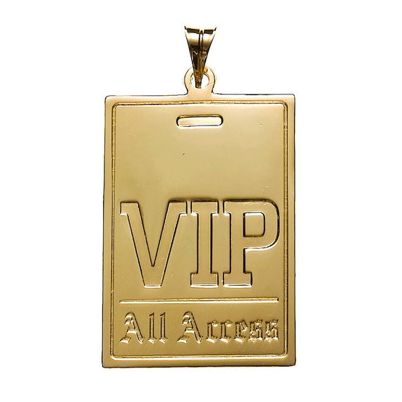 All Access Charm Necklace VIP Pendant VIP Charm VIP Charm | Etsy