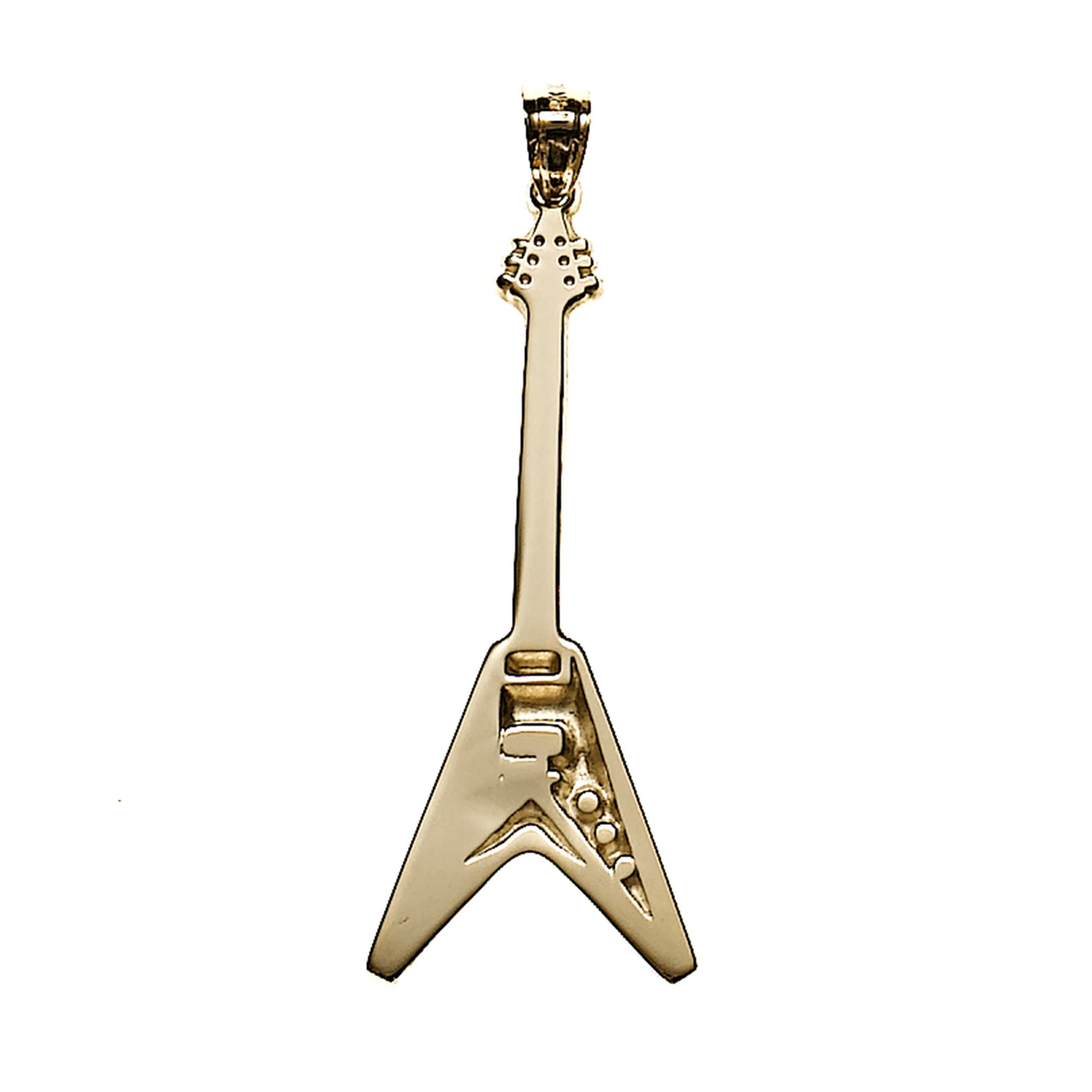 Flying V Pendant Flying V Charm Necklace Flying V Pendant - Etsy