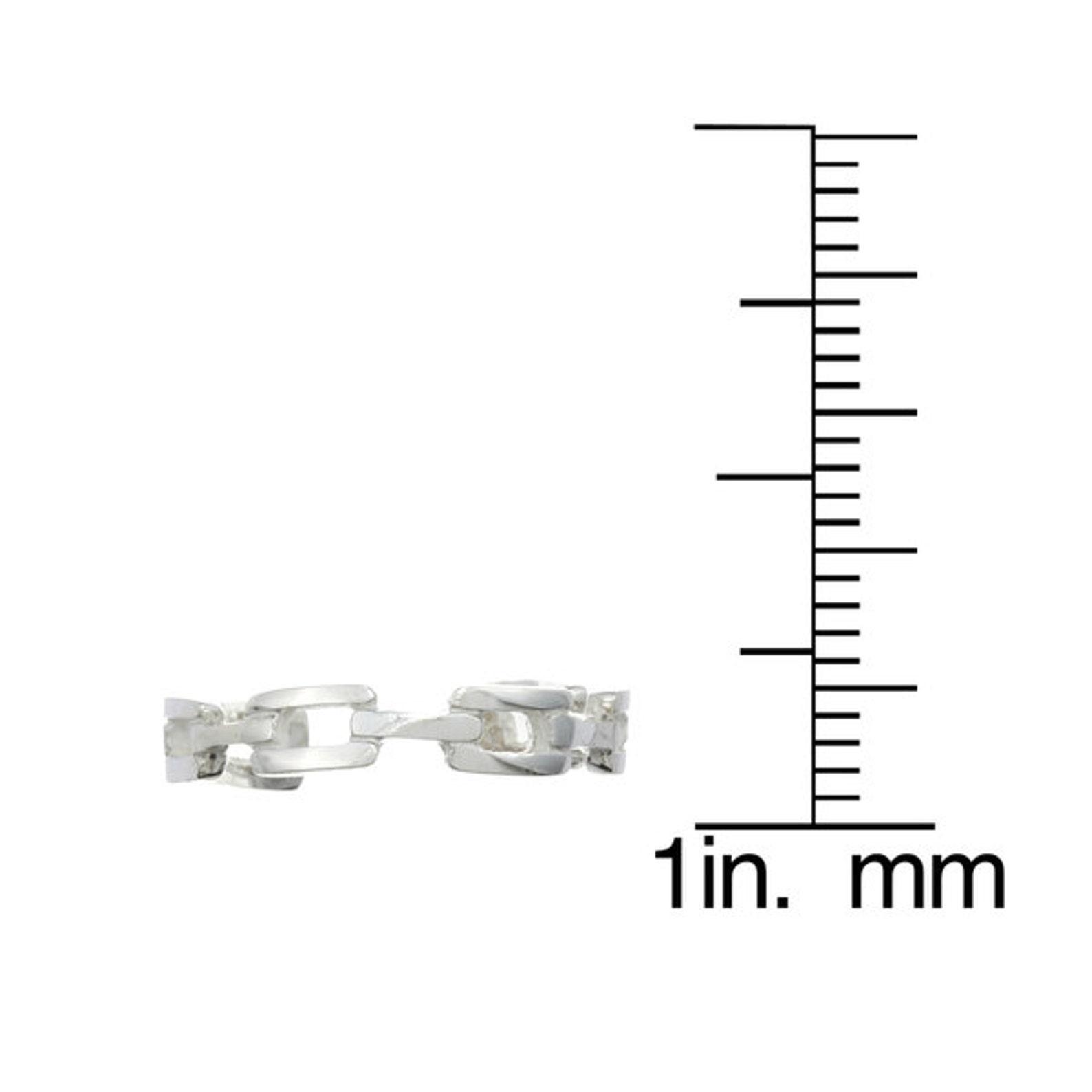 Sterling Silver Chain Link Adjustable Toe Ring Chain Link - Etsy