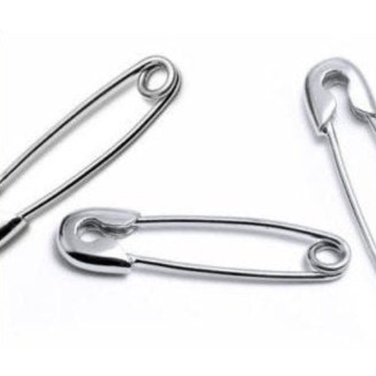 14k Solid White Gold Safety Pin Gold Safety Pin Earring Gold | Etsy