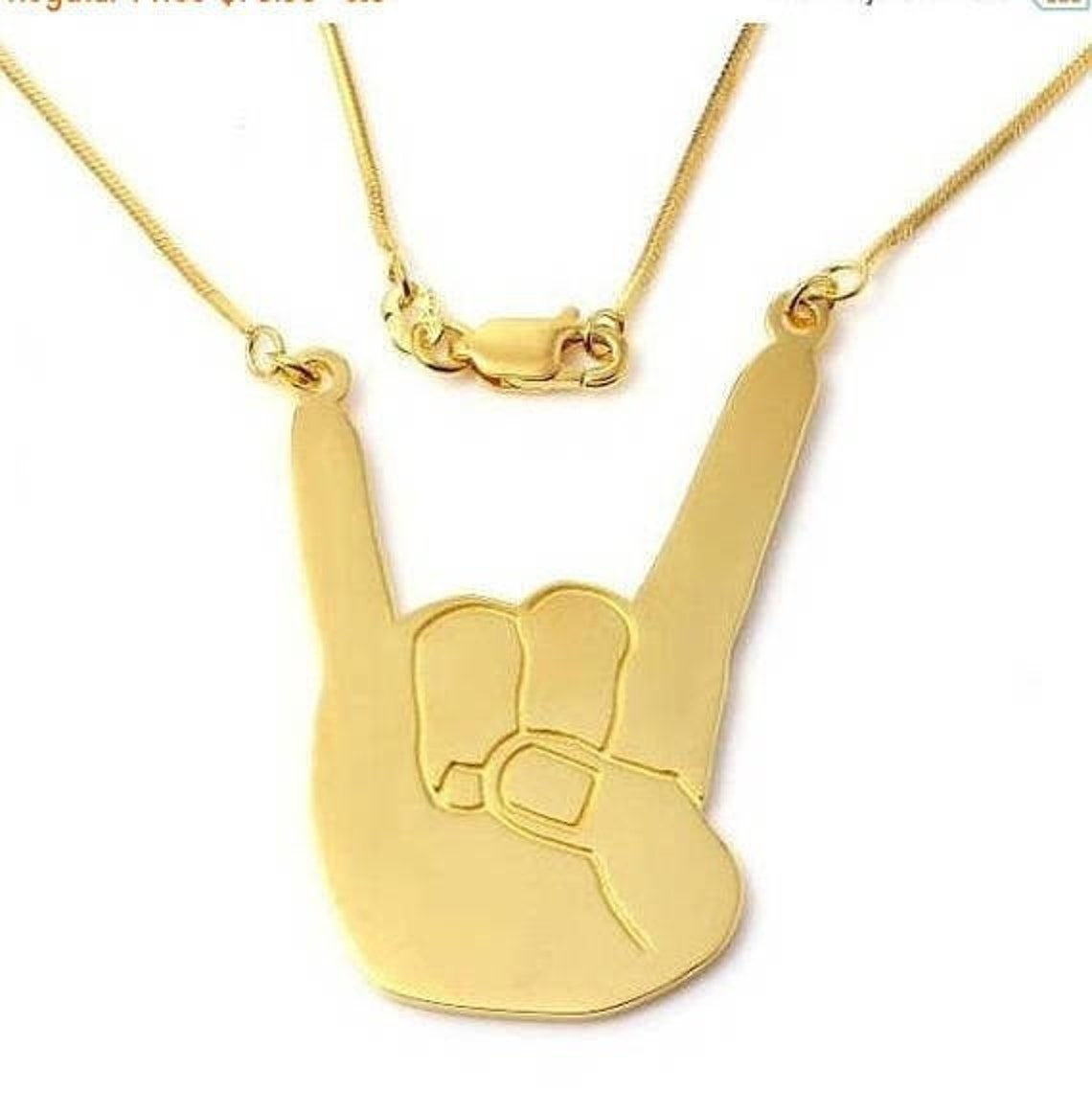 Heavy Metal Pendant Heavy Metal Necklace Heavy Metal Pendant - Etsy
