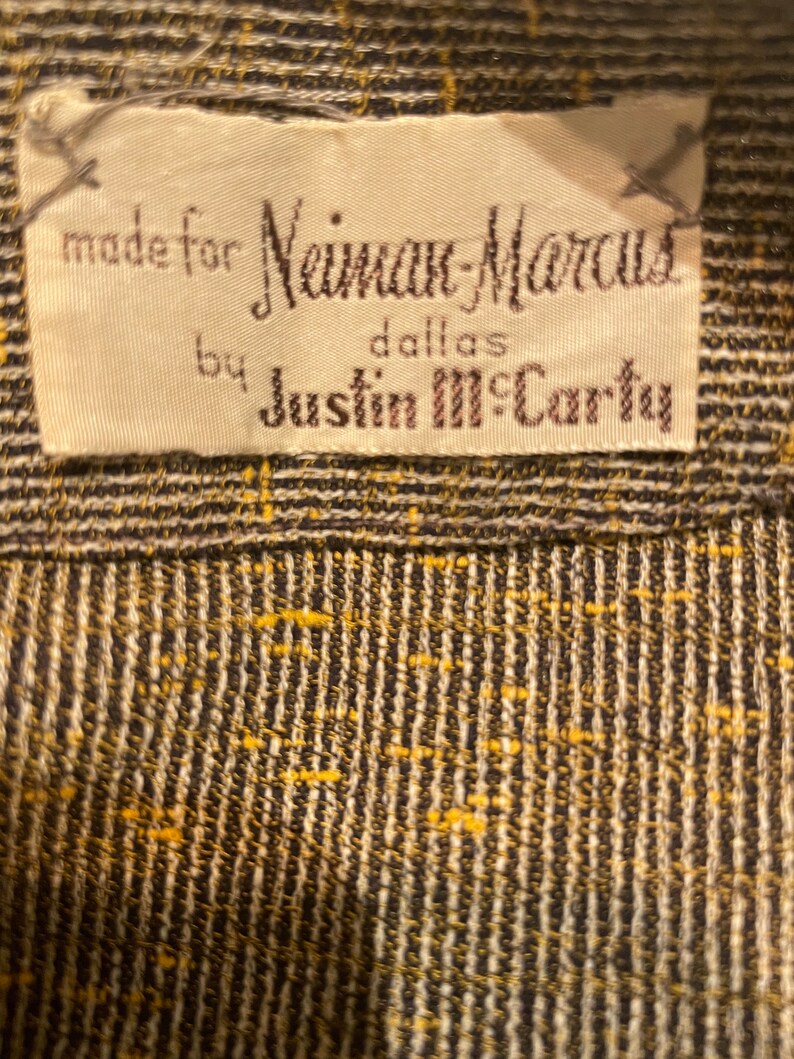 Vintage 1950s Suit Neiman-marcus by Justin Mccarty - Etsy