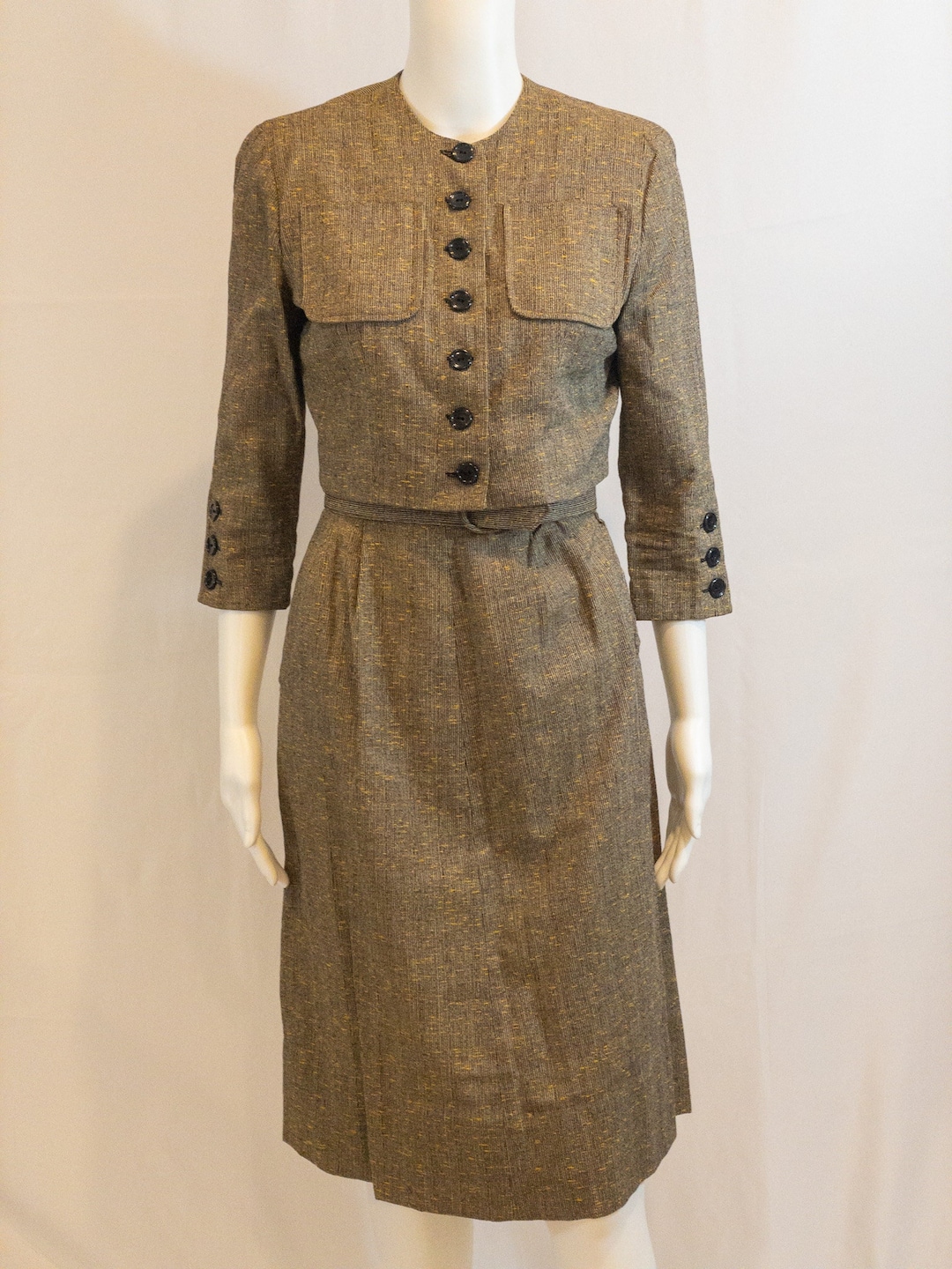 Vintage 1950s Suit Neiman-marcus by Justin Mccarty - Etsy