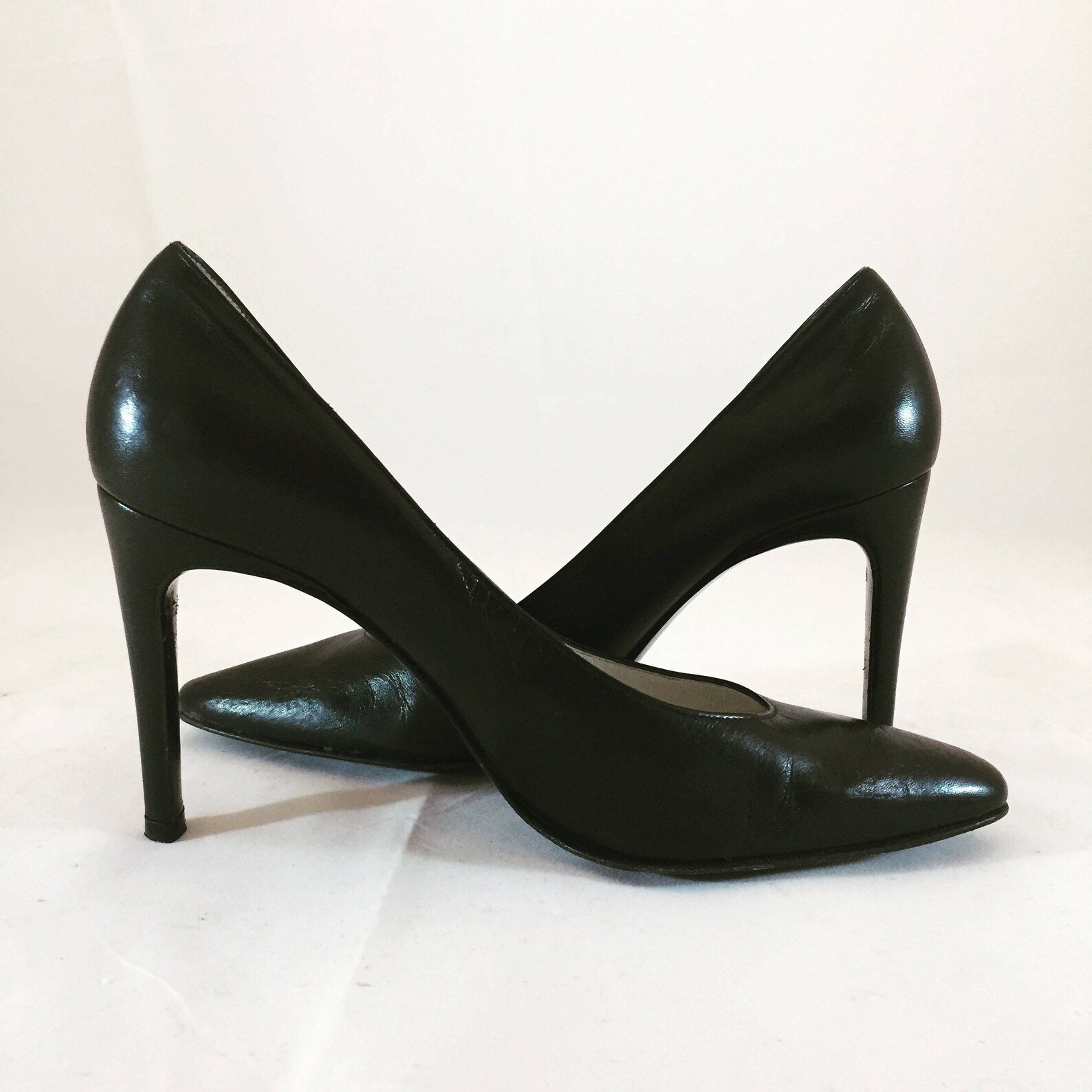 Vintage Charles Jourdan Black Pumps, Vintage Shoes - Etsy