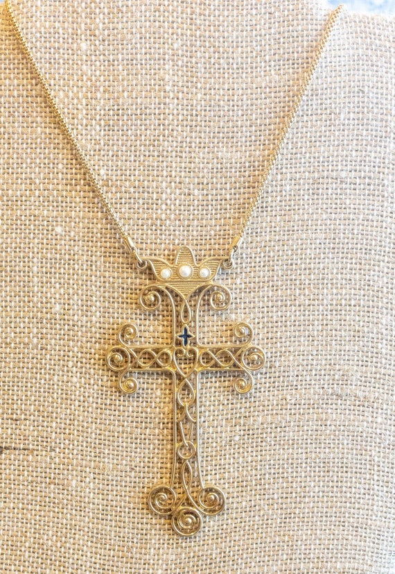 Vintage Sarah Coventry 1977 Limited Edition Cross Pen… - Gem