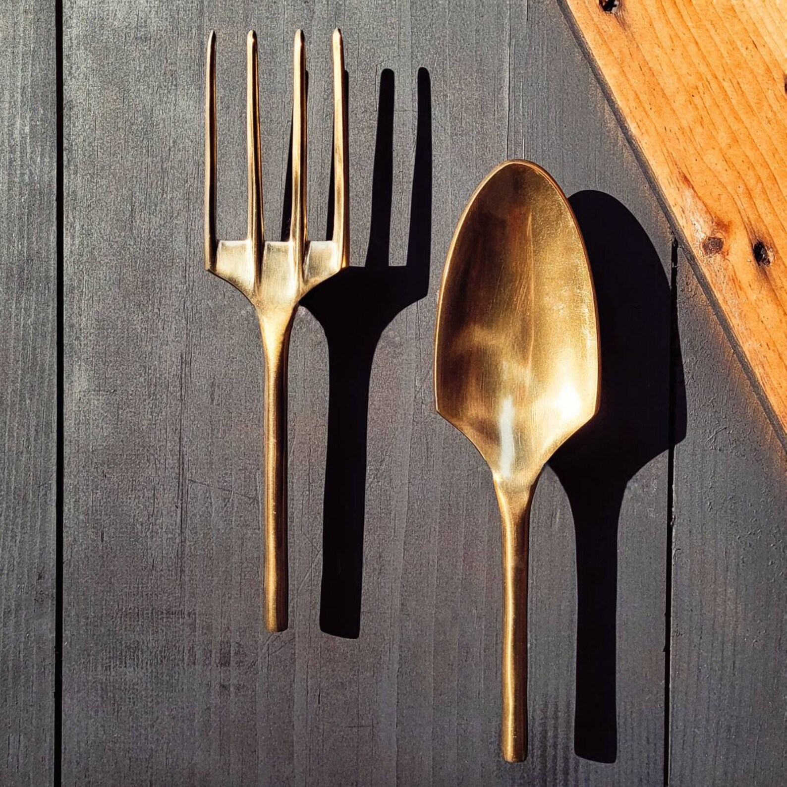 Gold Plated Garden Tool Set, Organic Cotton Rag, Tote Bag - Etsy
