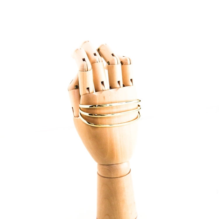 Brass Adjustable Palm Sense Cuff Bracelet Palmlet - Etsy
