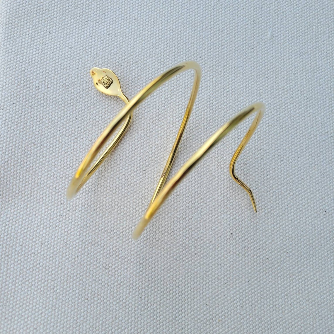 Brass Cobra Snake Serpent Armlet Fully Adjustable Handcrafted | Etsy