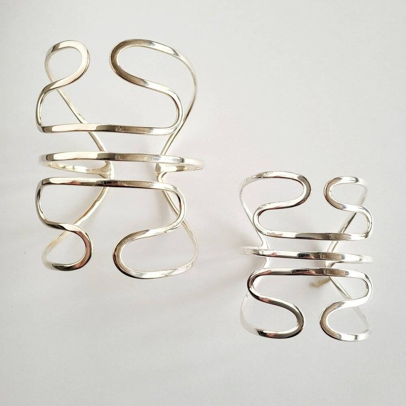 Brass Armlet Upper Arm Cuff Band or Cuff Bracelet Statement Runway ...