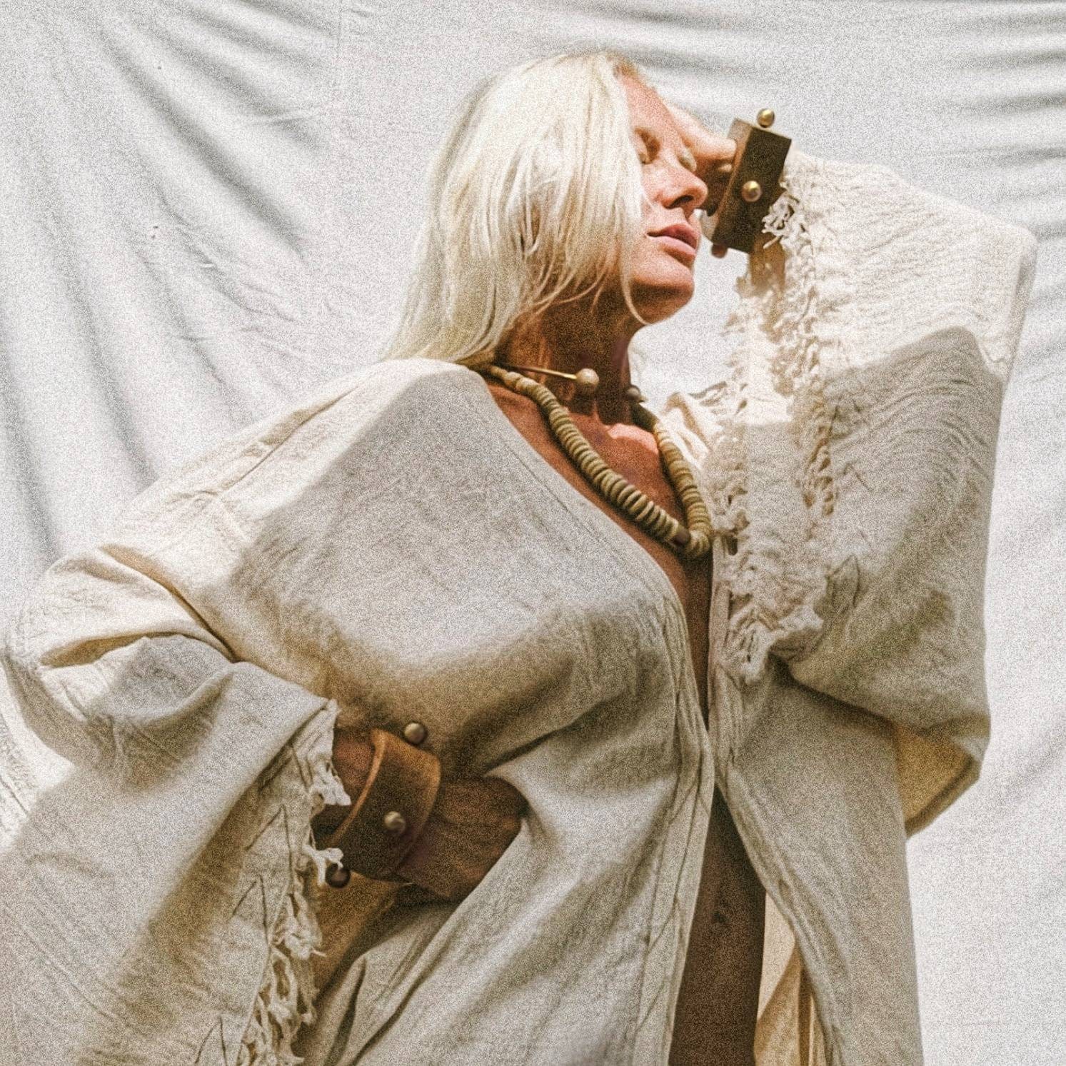 Bone Disc Beaded Tribal Necklace Collar | Etsy