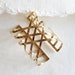 Brass Deco Cut Out Cuff Bracelet Bangle - Etsy
