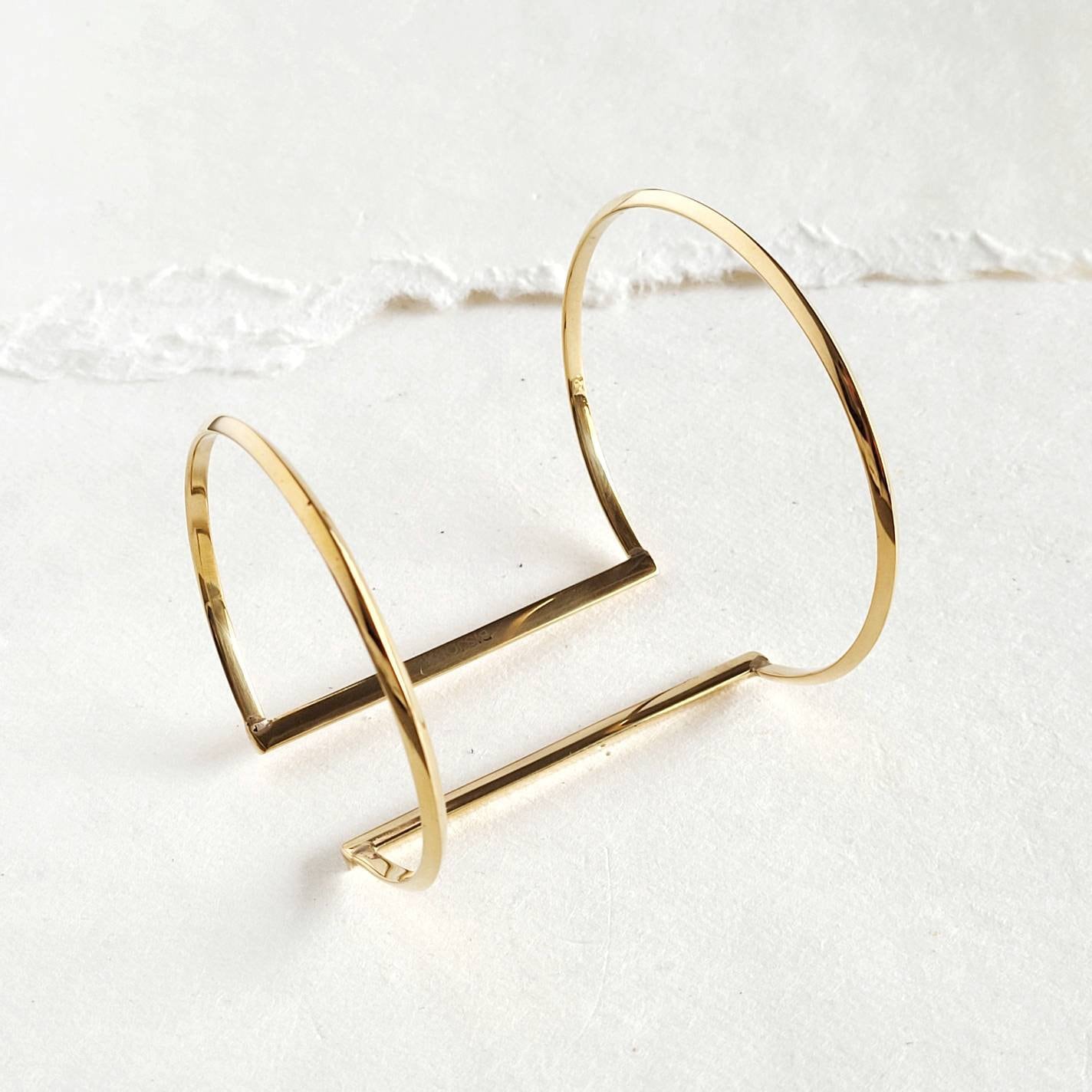 Brass Armlet Double Dealer Armlet Arm Cuff Band Upper Arm | Etsy