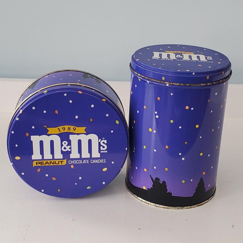 Vintage Mm Candy Tin - Etsy