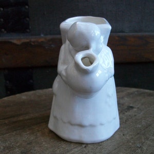 Vintage Ceramic Creamer - Old Woman Creamer Pitcher - Etsy