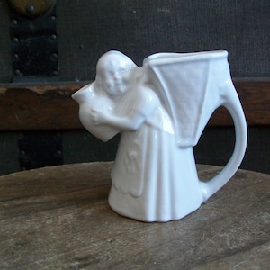 Vintage Ceramic Creamer - Old Woman Creamer Pitcher - Etsy