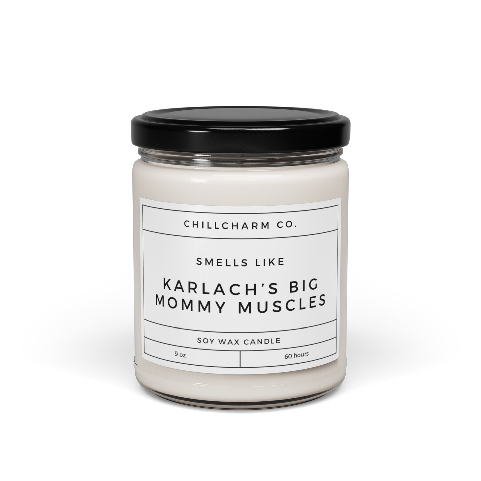 Smells Like Karlach's Big Mommy Muscles Vegan Soy Wax Candle, 9oz Funny ...