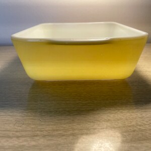 Vintage Pyrex Yellow 503 Refrigerator Dish With Lid - Etsy
