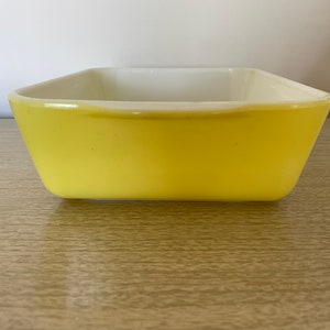 Vintage Pyrex Yellow 503 Refrigerator Dish With Lid - Etsy