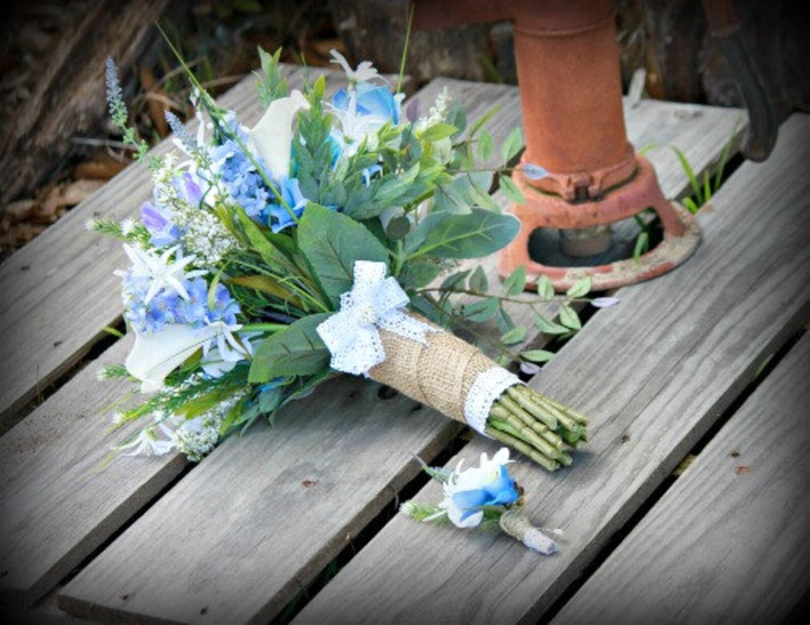 Rustic Wildflower Wedding Package 12 Pieces Custom Made to Order - Etsy