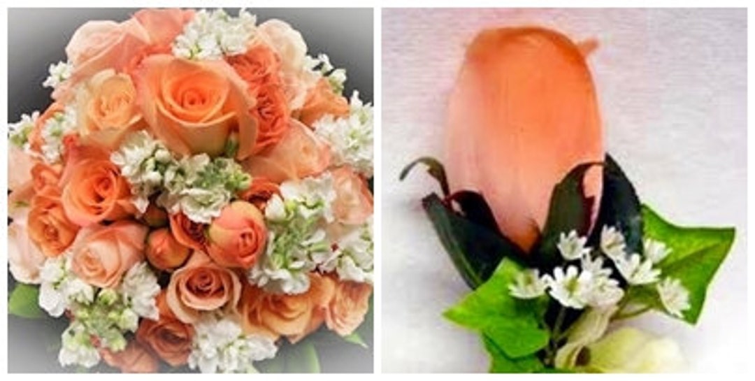 Bridal Bouquet & Matching Grooms Bout. (couples Package) - Etsy