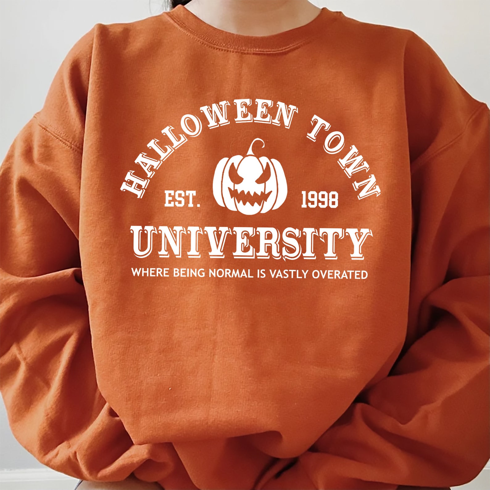 Halloweentown University Sweatshirt Cute Fall Sweatshirt Etsy