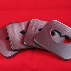 Steel Heart Coaster Set of 4, Stacking, Bar, Cellar, Coasters - Etsy