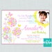 Butterfly Invitation, Pastel Color Butterflies Birthday Invitation ...