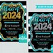 Teal Graduation Invitation, Teal Gold Graduation Invitation, Teal ...