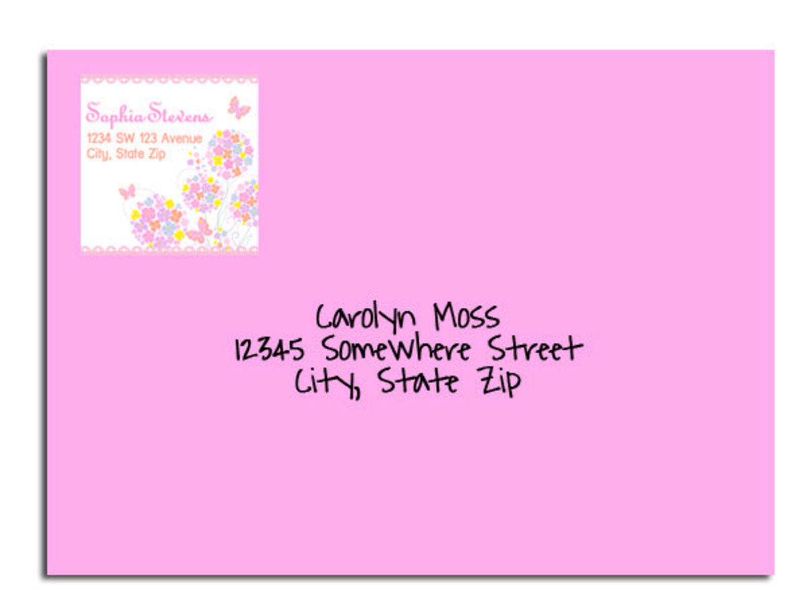 Butterfly Invitation, Pastel Color Butterflies Birthday Invitation ...