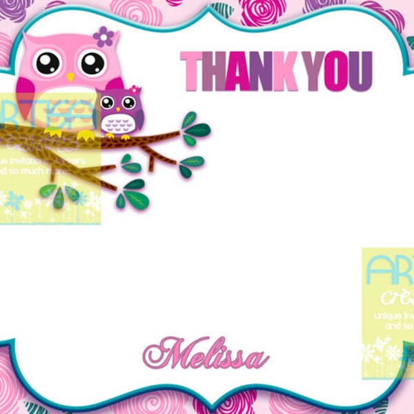 Pink Owl Baby Shower - Etsy