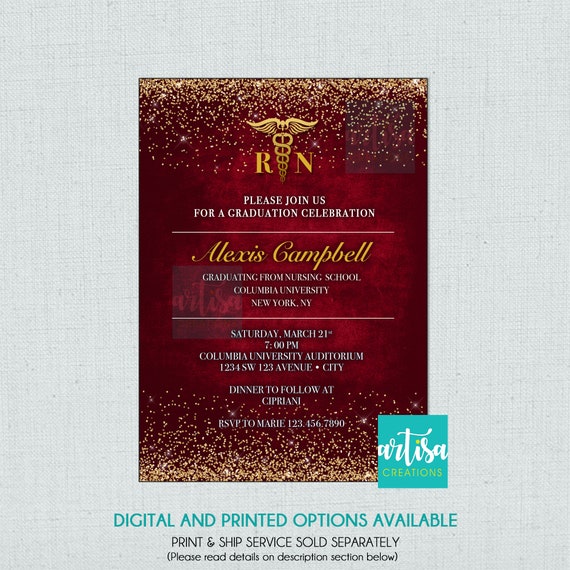 Nursing School Invitation