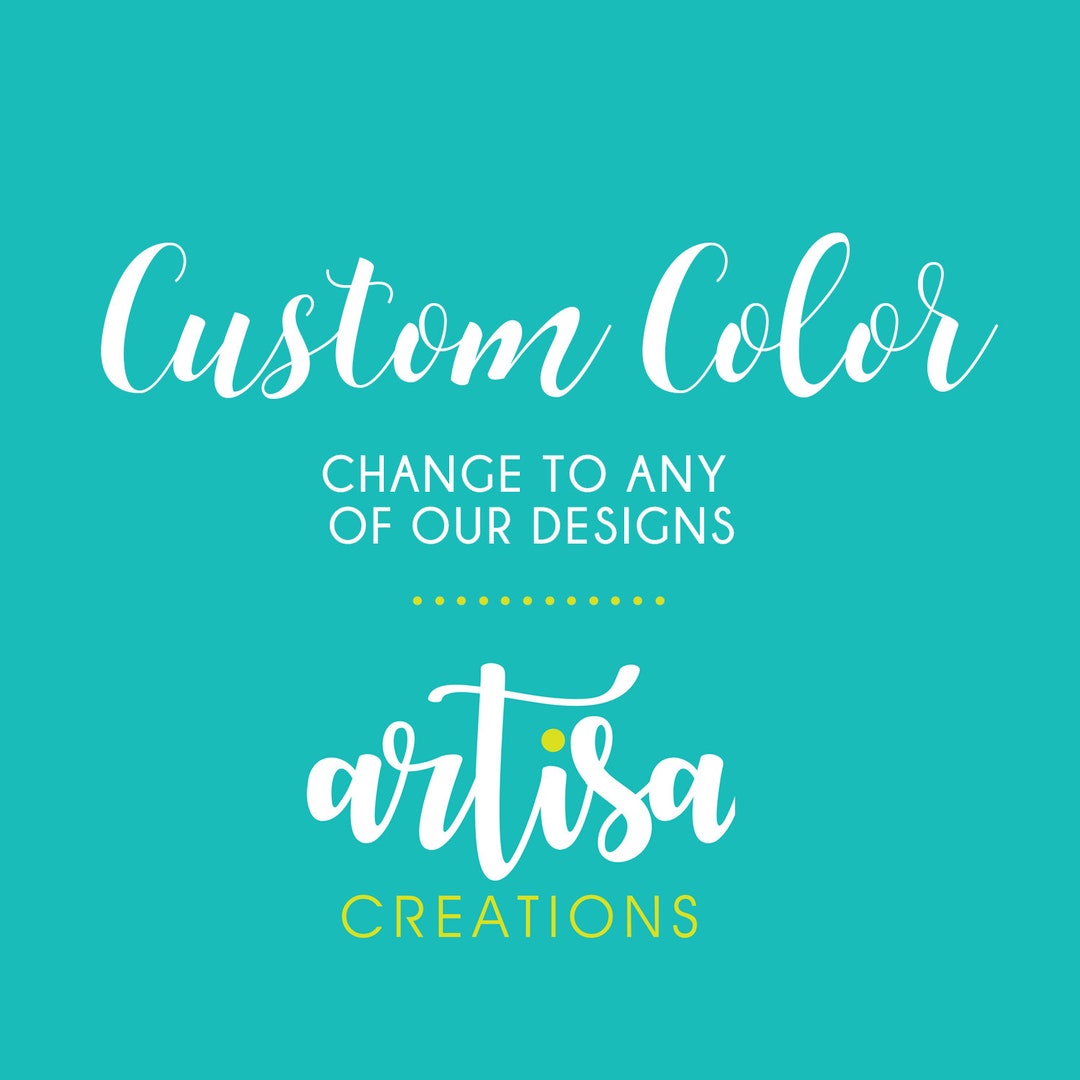 Color Change, Custom Color Change - Etsy