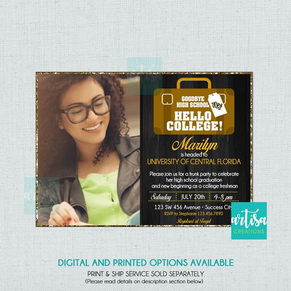 College Send Off - Etsy